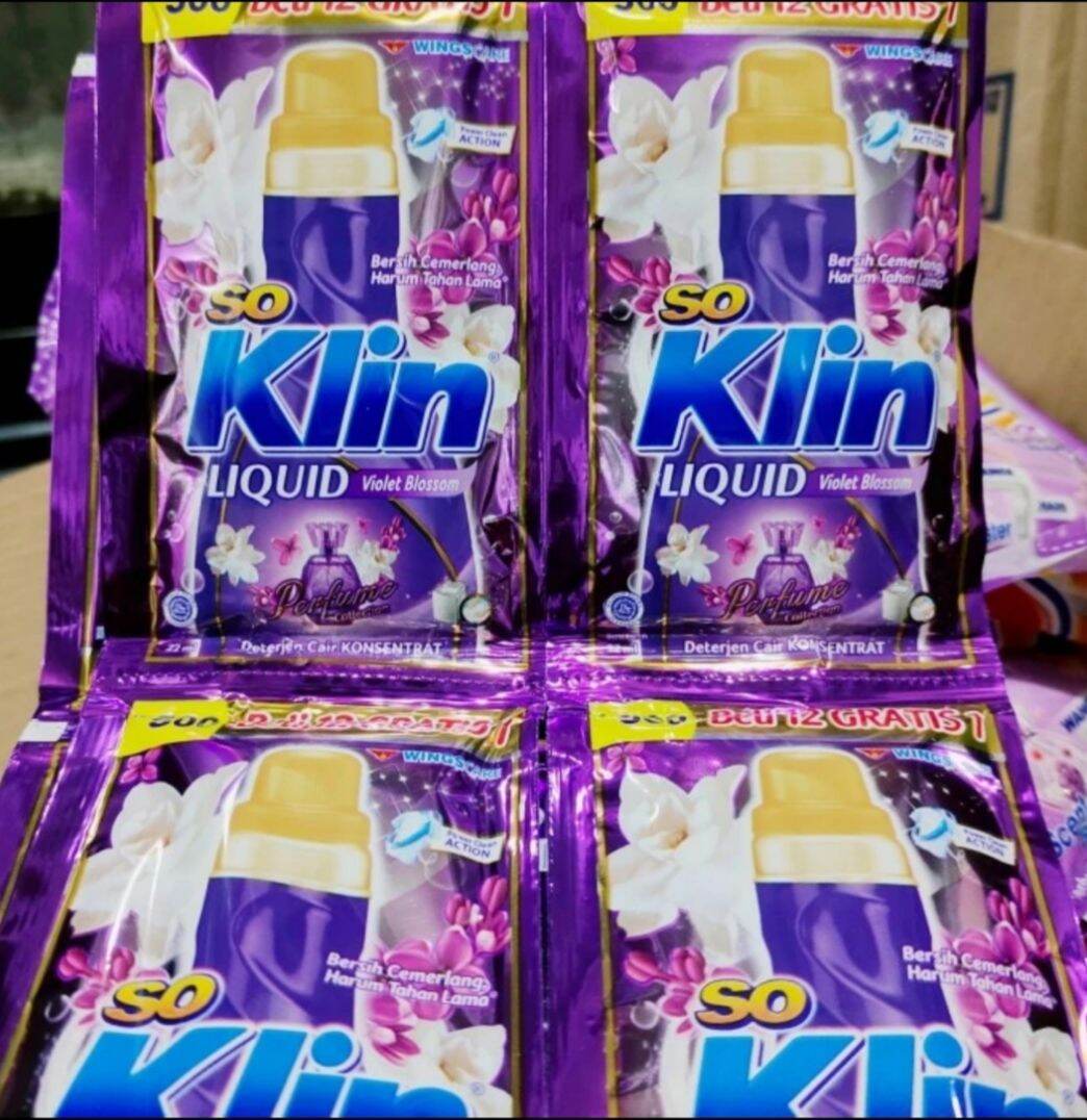 so klin liquid renceng isi 12 sachet | Lazada Indonesia
