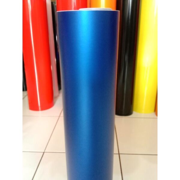 Stiker Skotlet Warna Biru Metalik Dof Premium Permeter | Lazada Indonesia