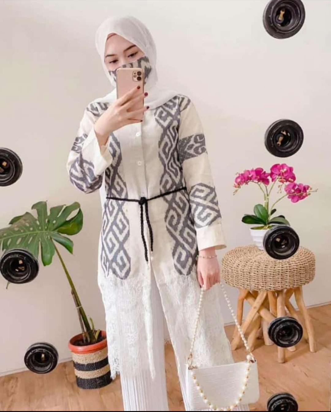 new cardigan tenun mix brokat | Lazada Indonesia
