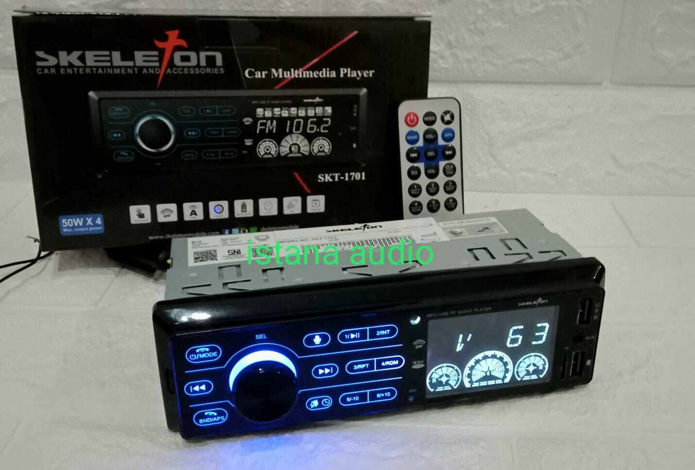 Tape mobil SKELETON SKT-1701 Usb,MMC, bluetooth,FM SKELETON SKT -1701 | Lazada Indonesia