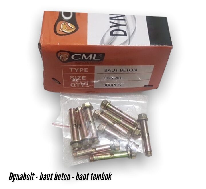Dynabolt baut beton isi 10pcs merk camel | Lazada Indonesia