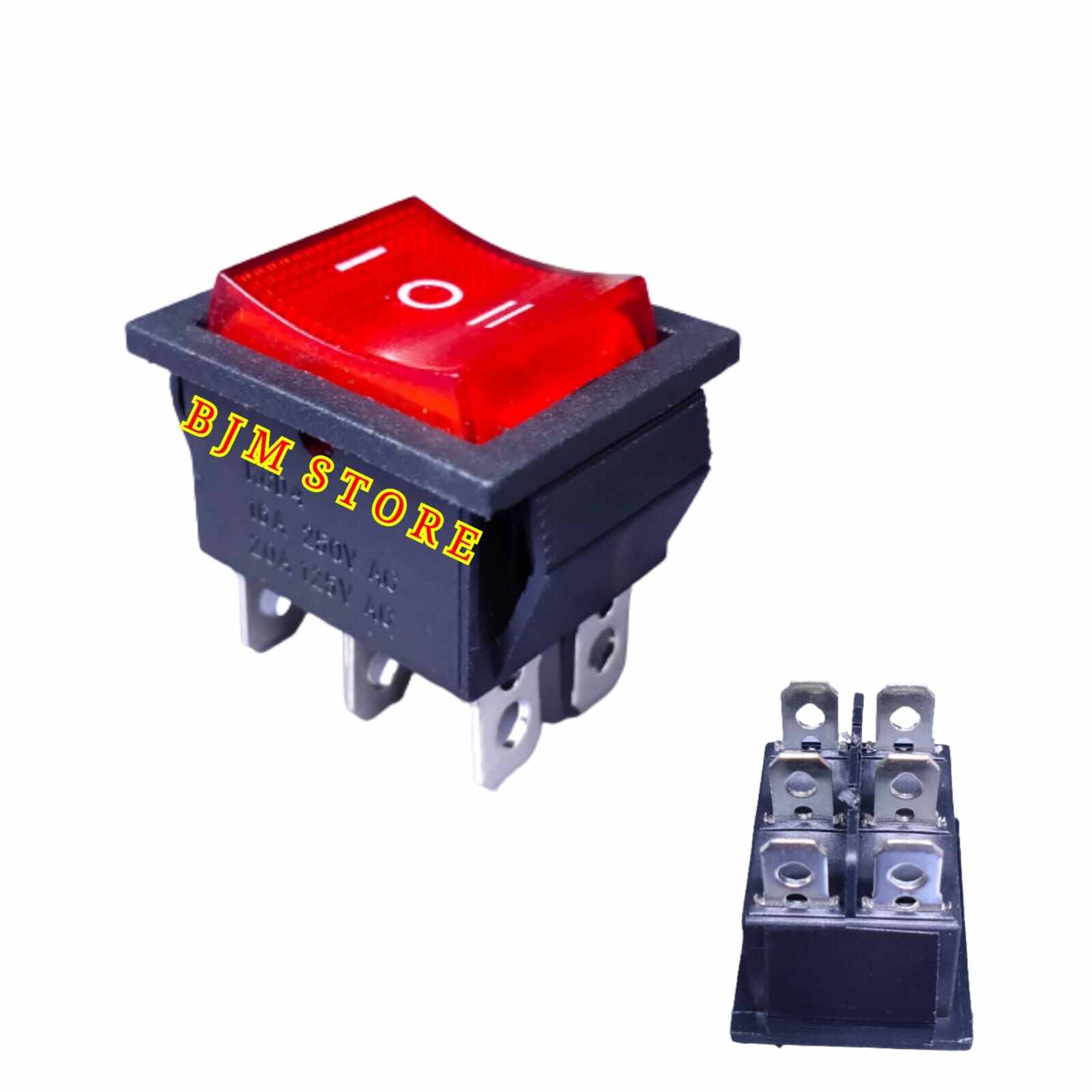 Paket 10 PCS Saklar Lampu Besar ON-OFF-ON 6Pin-Saklar Lampu Besar 6 ...