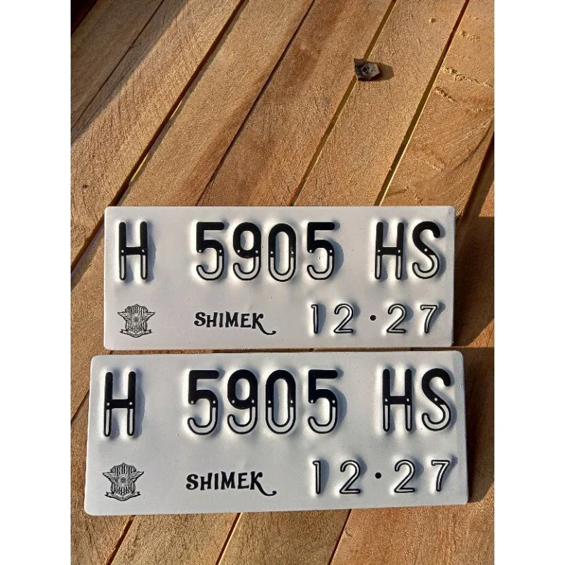 plat nomor putih variasi terbaru | Lazada Indonesia