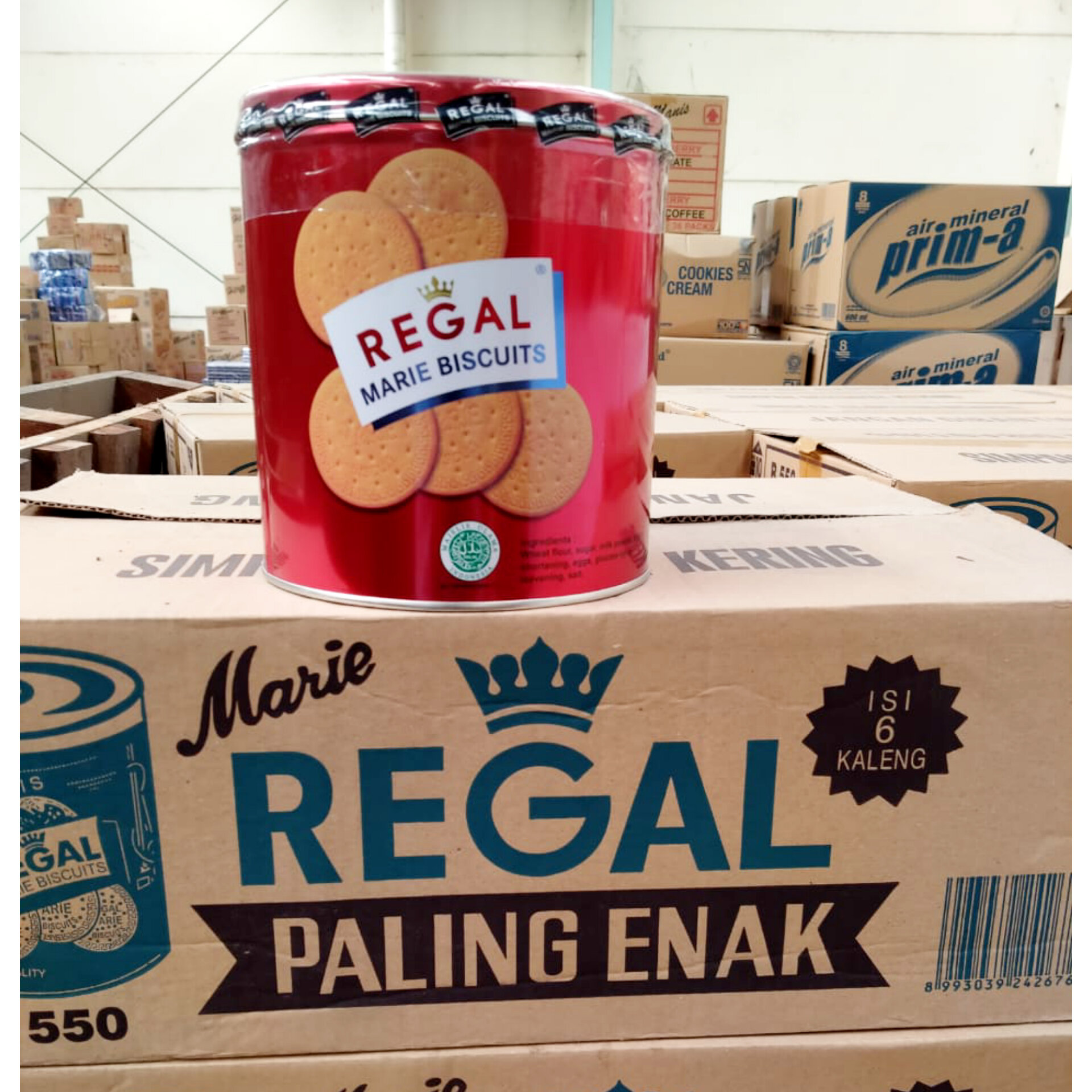 Regal Marie Biscuit Kaleng 500gr | Lazada Indonesia