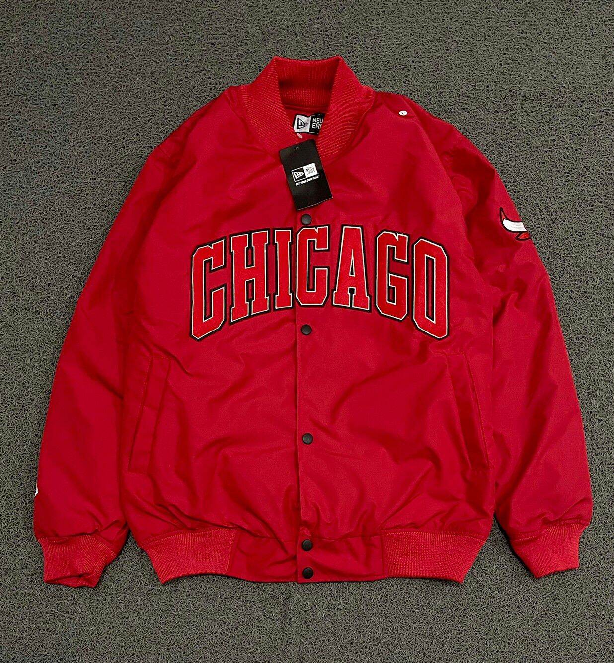 Jaket Varsity Bomber Chicago - Jaket Baseball Pria Wanita Terbaru ...