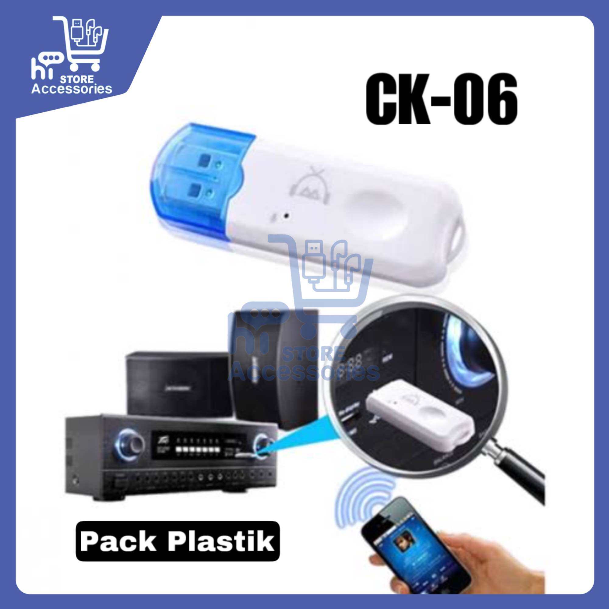 BLUETOOTH RECEIVER CK06 BT118 | USB BT-118 CK-06 UNTUK MOBIL TANPA ...