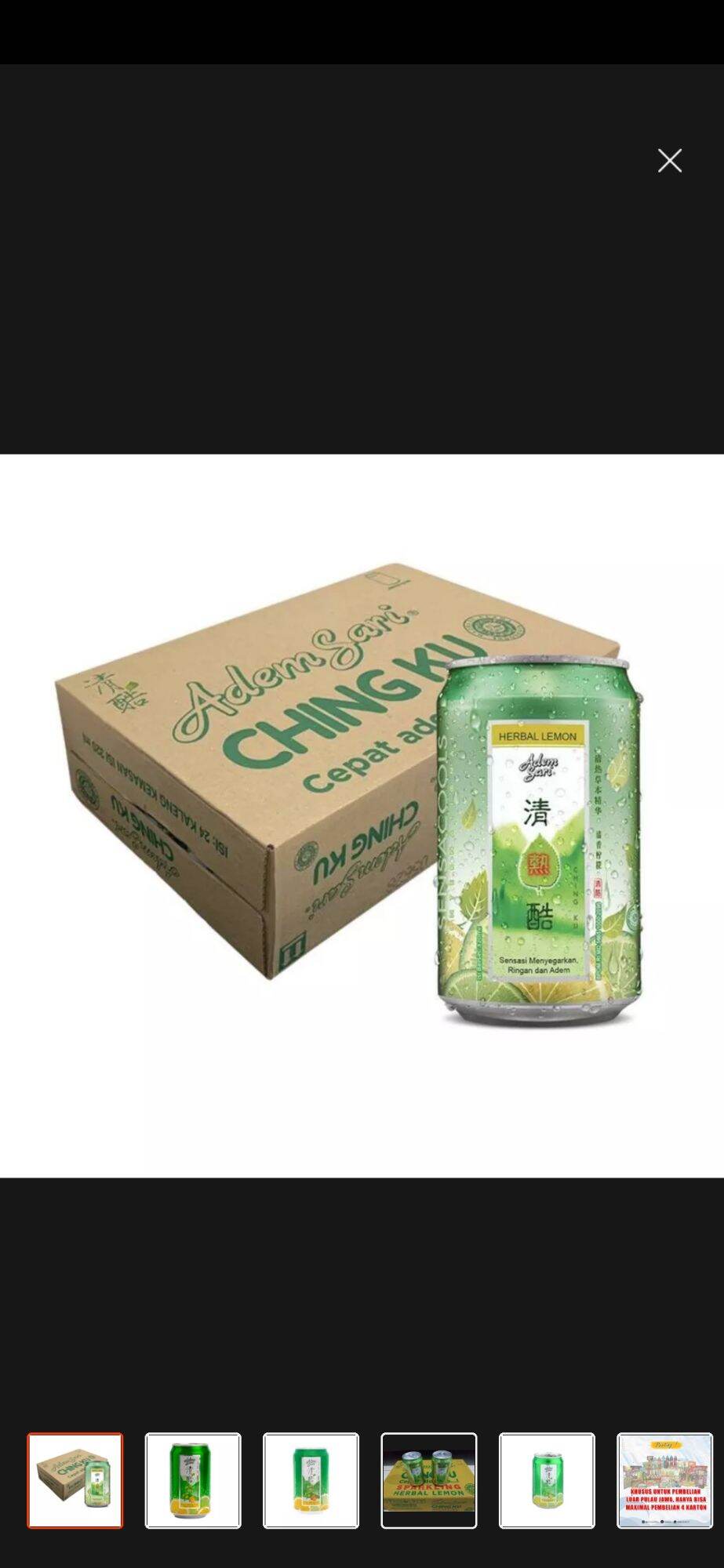 Adem sari chingku kaleng 1 dus isi 24 kaleng | Lazada Indonesia