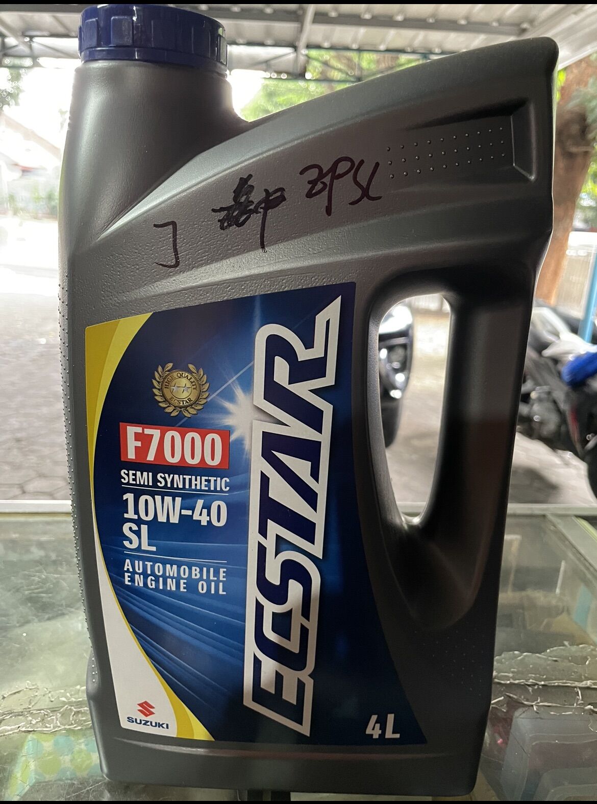 OLI ECSTAR SGO 10W-40 OLI MESIN SUZUKI OIL ORIGINAL KEMASAN 4 LITER ...