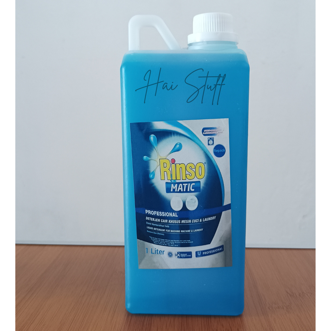Rinso Matic Repack 1 Liter, Sabun Cair, Rinso Cair, Sabun Cuci ...