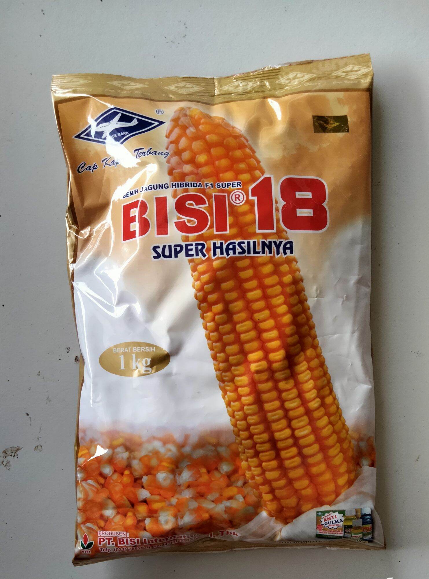 bisi 18 benih jagung hibrida f1 super 1 kg | Lazada Indonesia