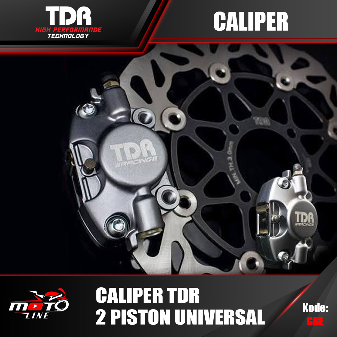 KALIPER TDR 2 PISTON UNIVERSAL | Lazada Indonesia