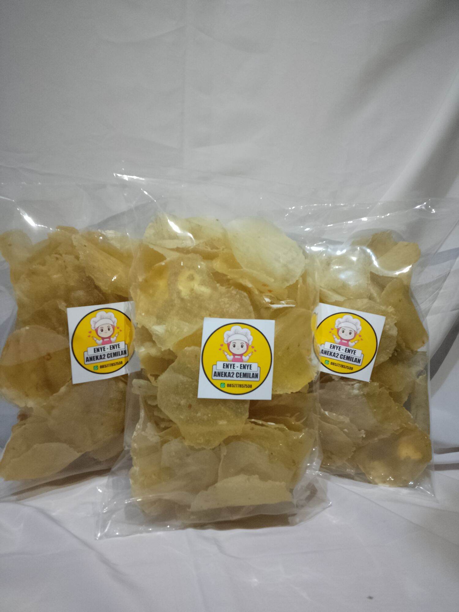 Opak Singkong/Kerupuk Singkong/Enye-Enye Singkong Khas Bogor Original ...