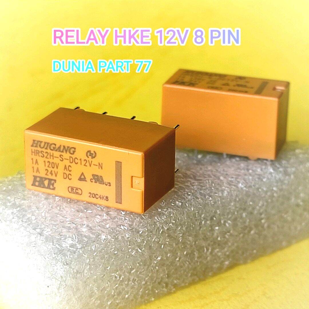RELAY HKE 12V 8PIN RELAY 12 VOLT 8 PIN RILEY HKE 8 KAKI RILEY 8PIN ...