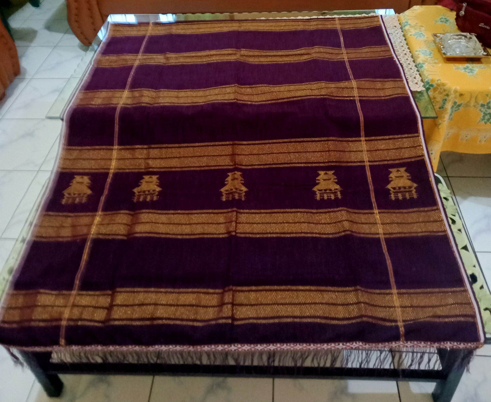 uis karo jungkit siwah rumah adat benang sutera | Lazada Indonesia