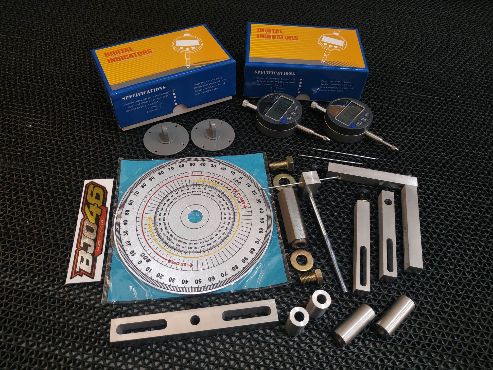 dayel set digital busur derajat dial indikator digital degree wheel ...