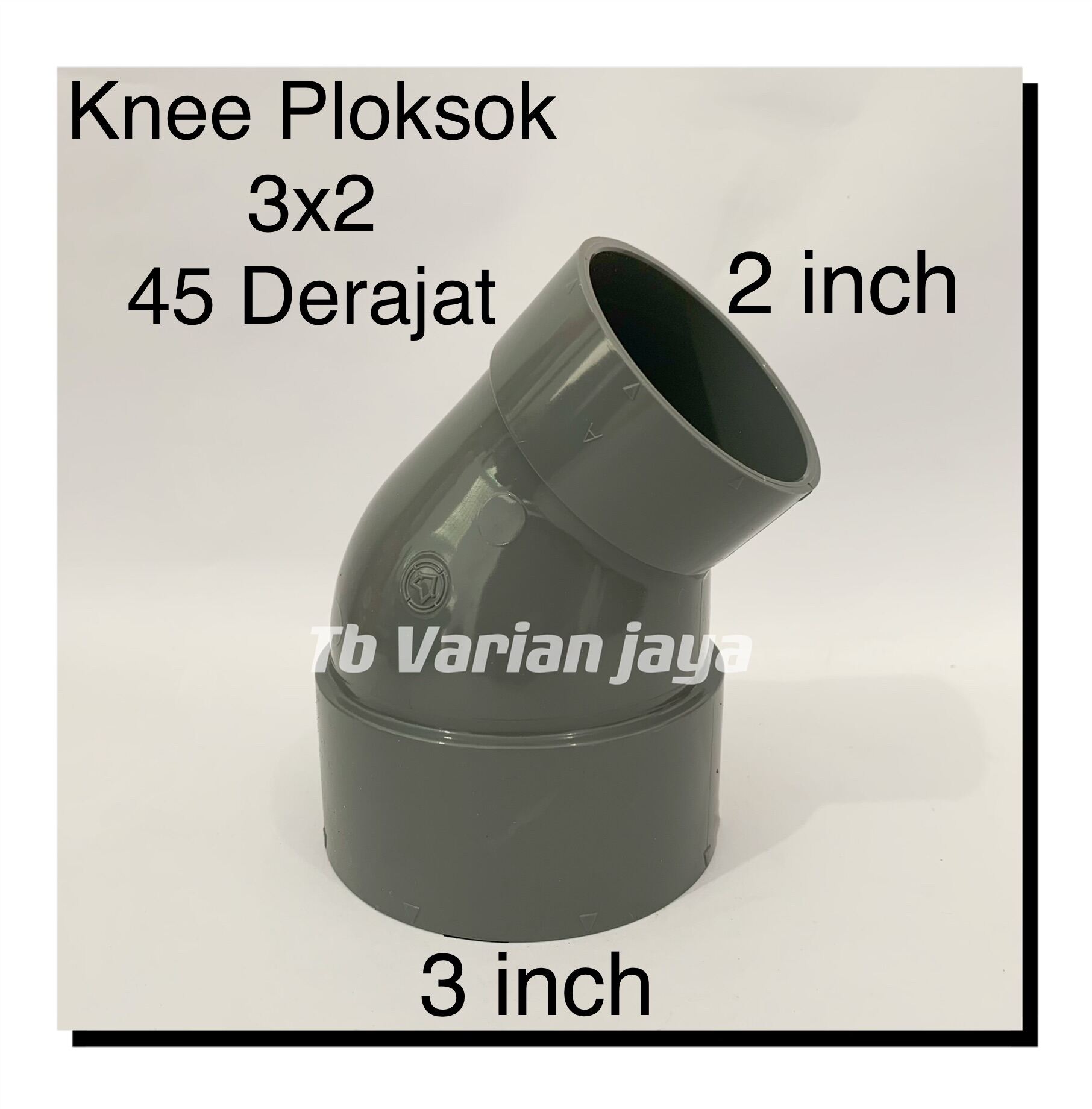 Elbow 45 Derajat Knee 3 x 2 inch D keni Sambungan L Knie 3x2 inci 45° | Lazada Indonesia