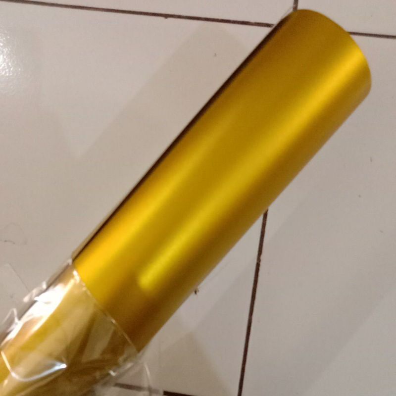 Sticker Skotlet Warna Kuning Metalik Dof Premiun Permeter | Lazada ...