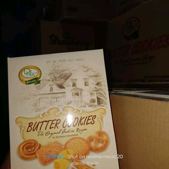 1 DOS Biskuit Butter Cookies Denex Isi 24 Pack | Lazada Indonesia