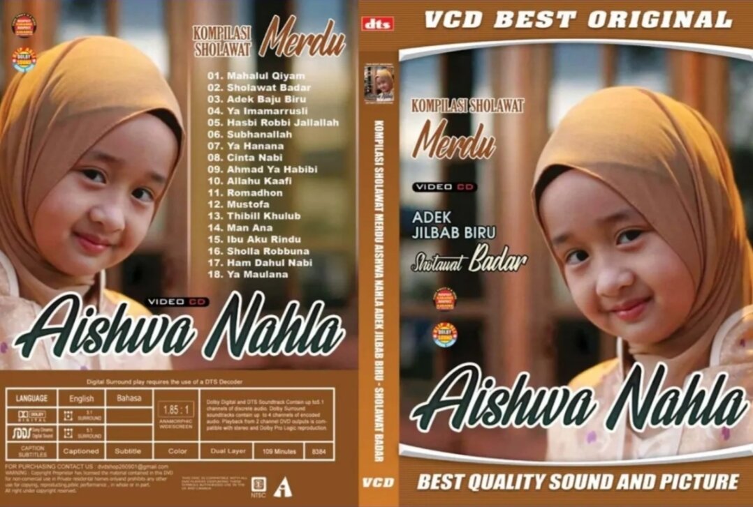 KASET LAGU VCD : AISHWA NAHLA KOMPILASI SHOLAWAT MERDU | Lazada Indonesia