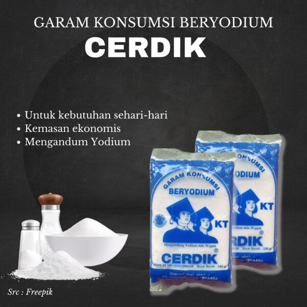 Garam CERDIK Garam YODIUM Kemasan aman | Lazada Indonesia