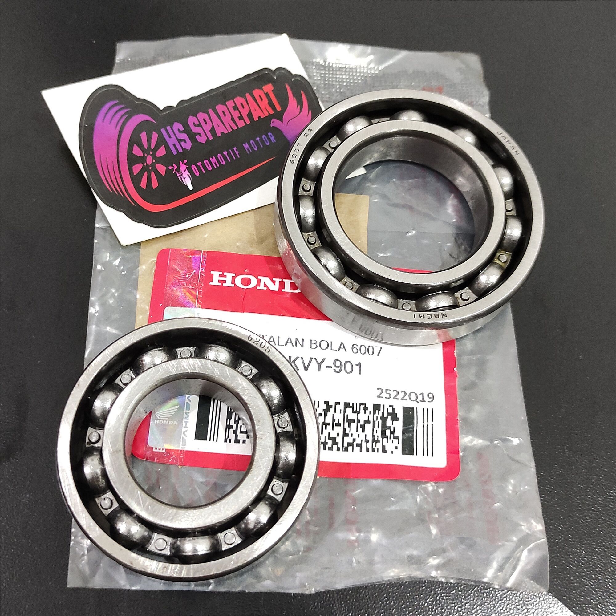 Bearing kruk as set kiri kanan (KVY) honda beat karbu bearing beat ...