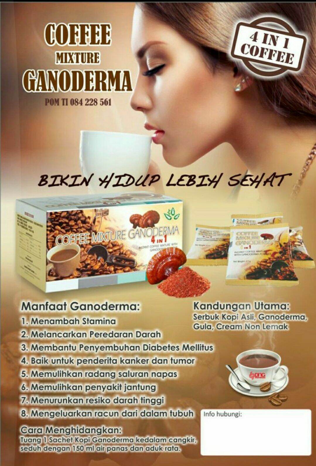 Coffee mixture ganoderma - kopi mix ganoderma ( jamur Ling Tzi ...