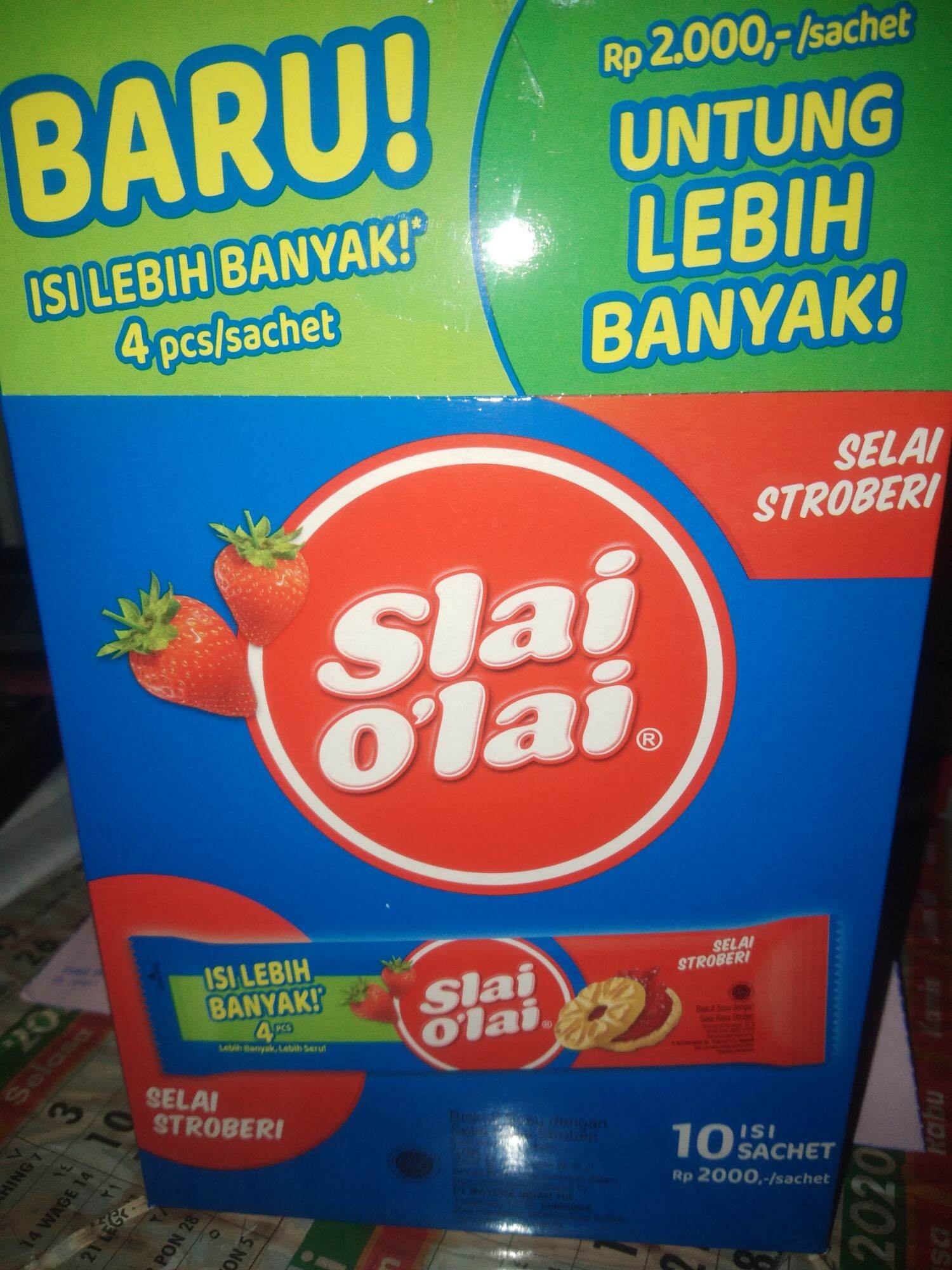 slai olai 1 box isi 10 sachet/32 gram | Lazada Indonesia