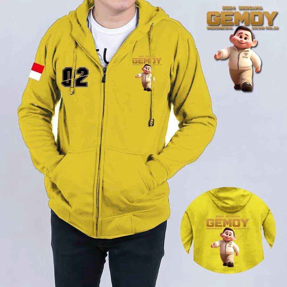 HOODIE CAPRES 2024 PRABOWO GIBRAN / JAKET CAPRES NO 2 / 2024 BERSAMA ...