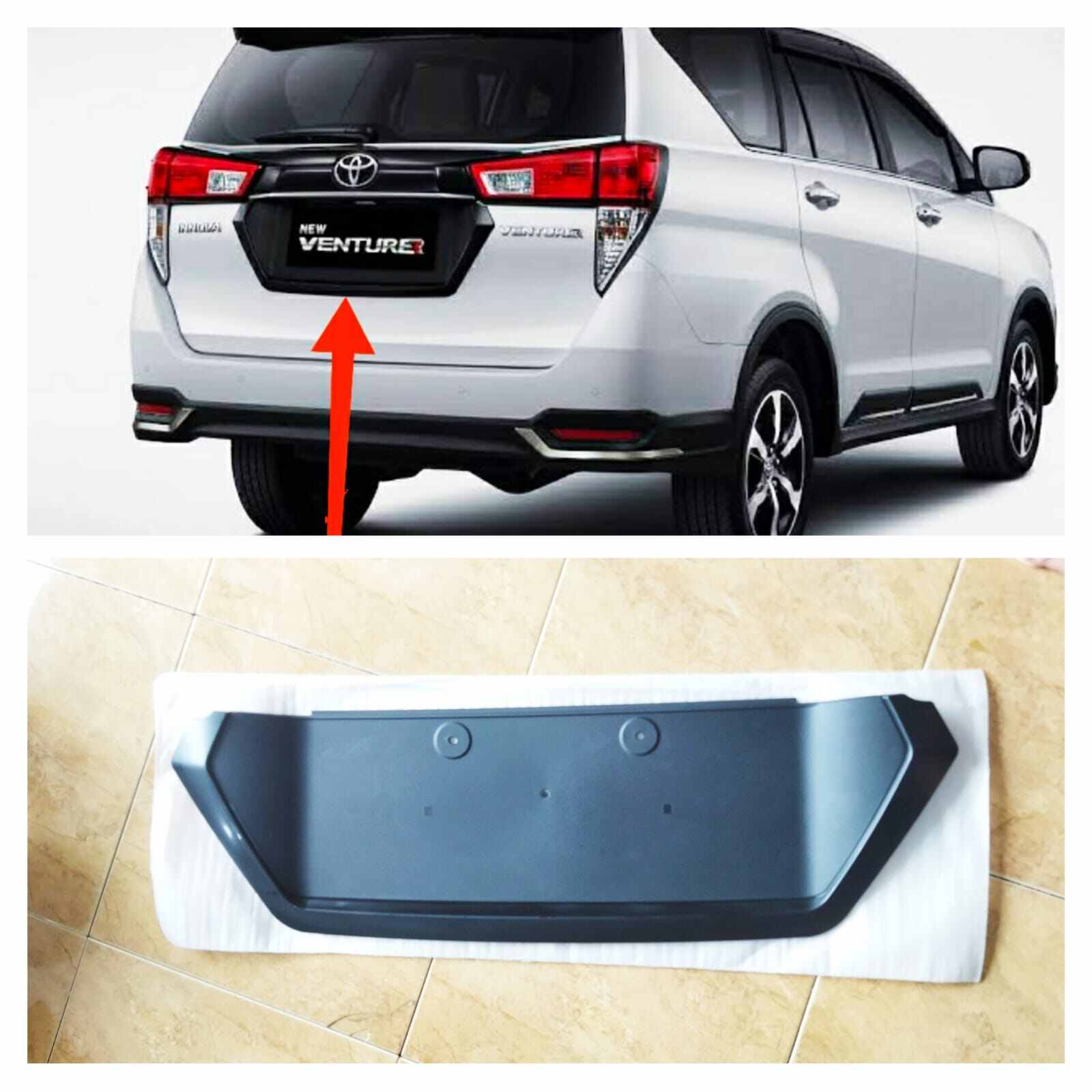 License Ornament Tatakan Plat Nomor Innova Reborn Facelift Original ...