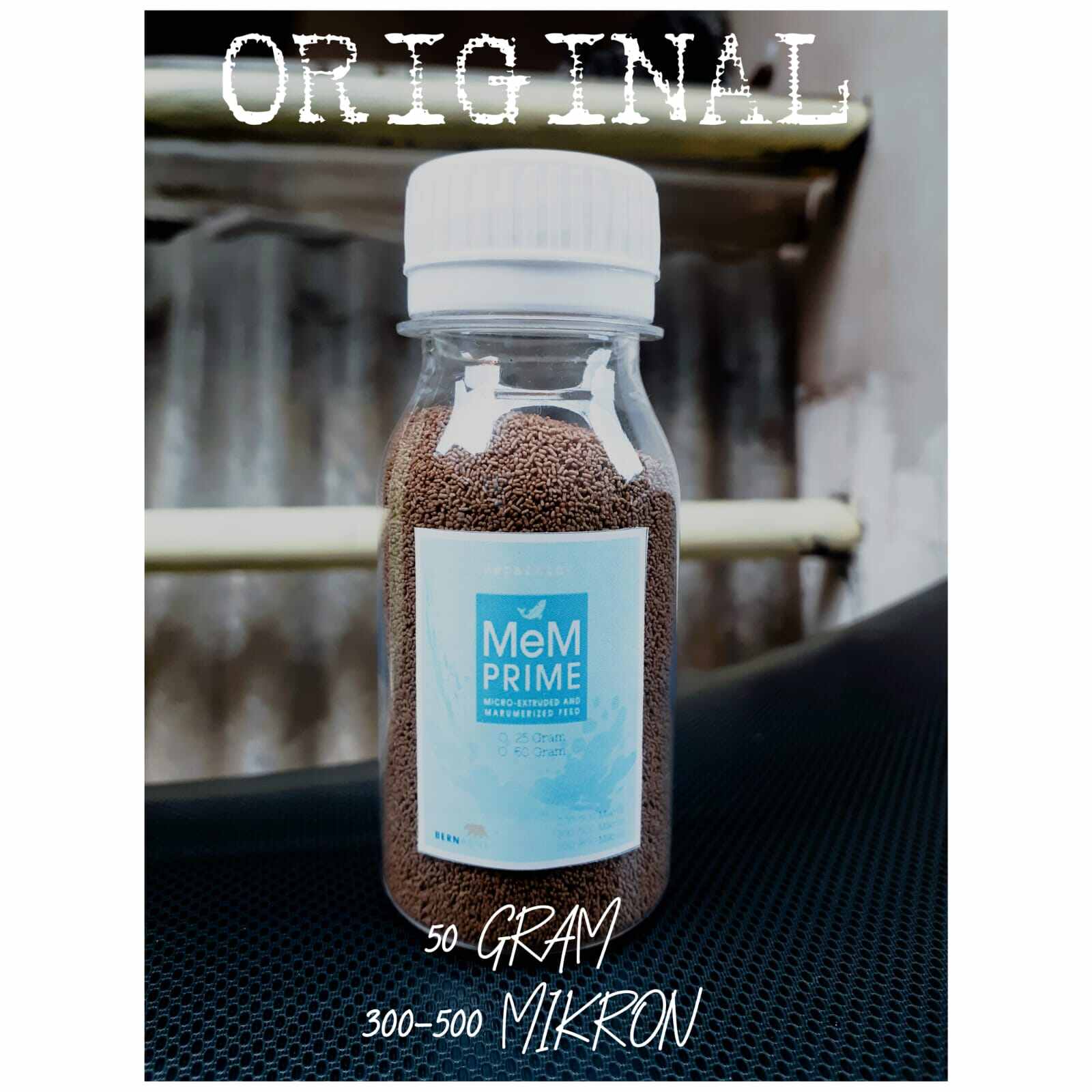 MEM PRIME 50 GR ORI PAKAN IKAN CUPANG MOLLY MOLI GUPPY PLATY PLATI ...