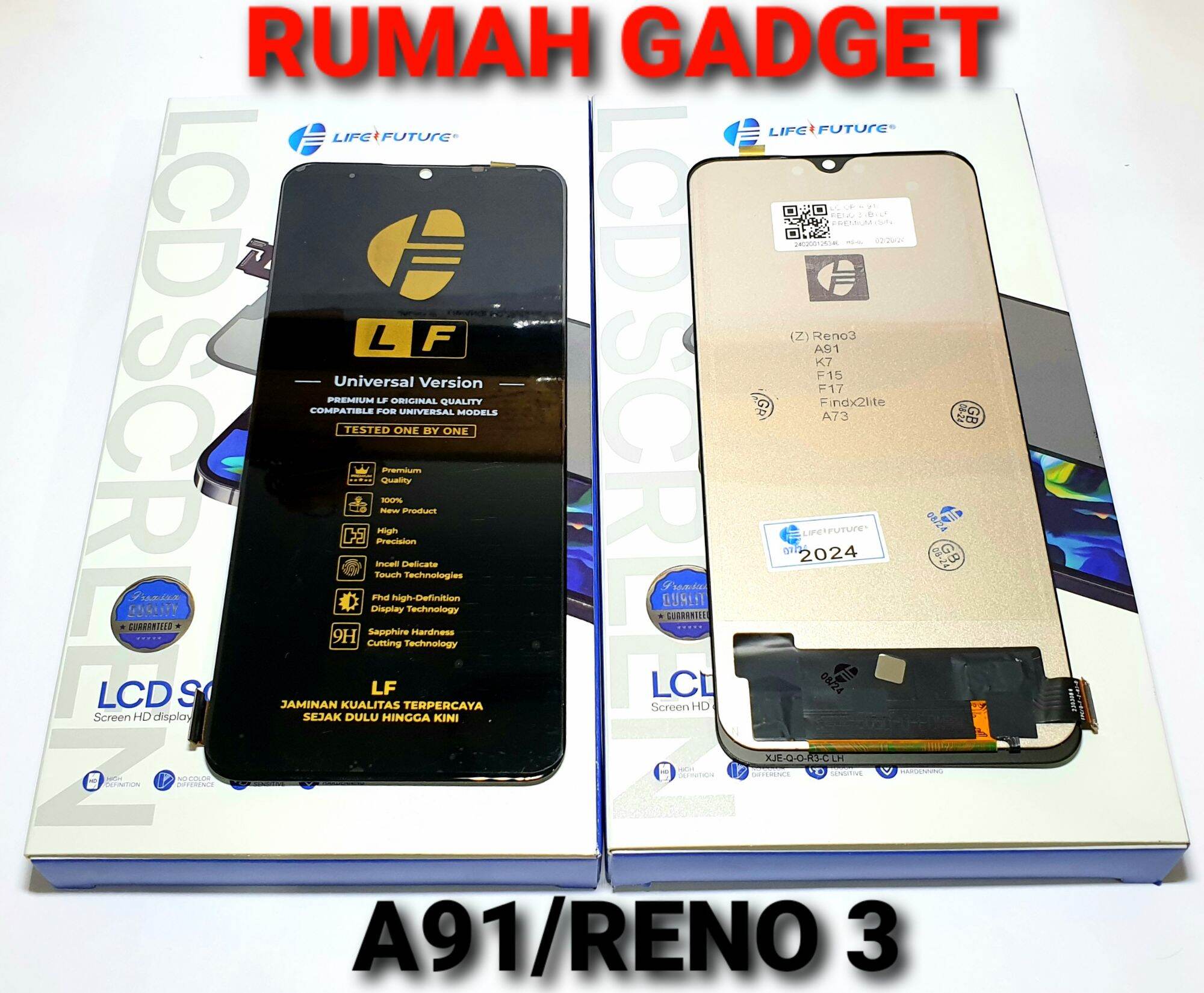 LCD RENO 3/OPPO A91/OPPO F15/OPPO F17/OPPO A73 2020/FIND X2 LITE/OPPO ...