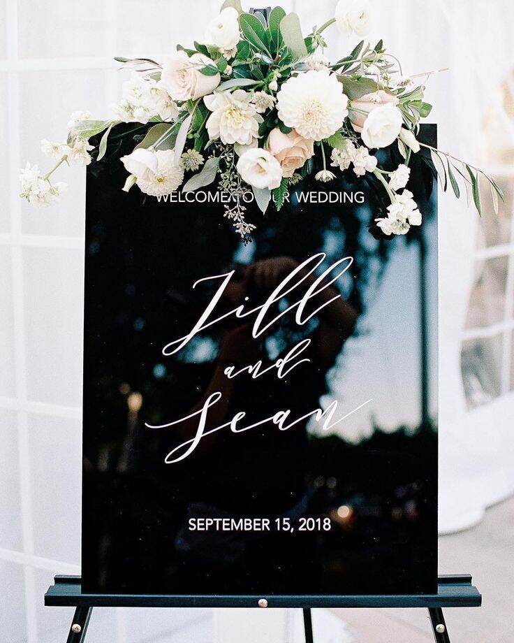 Welcome Sign Wedding / Welcome Sign Akrilik | Lazada Indonesia