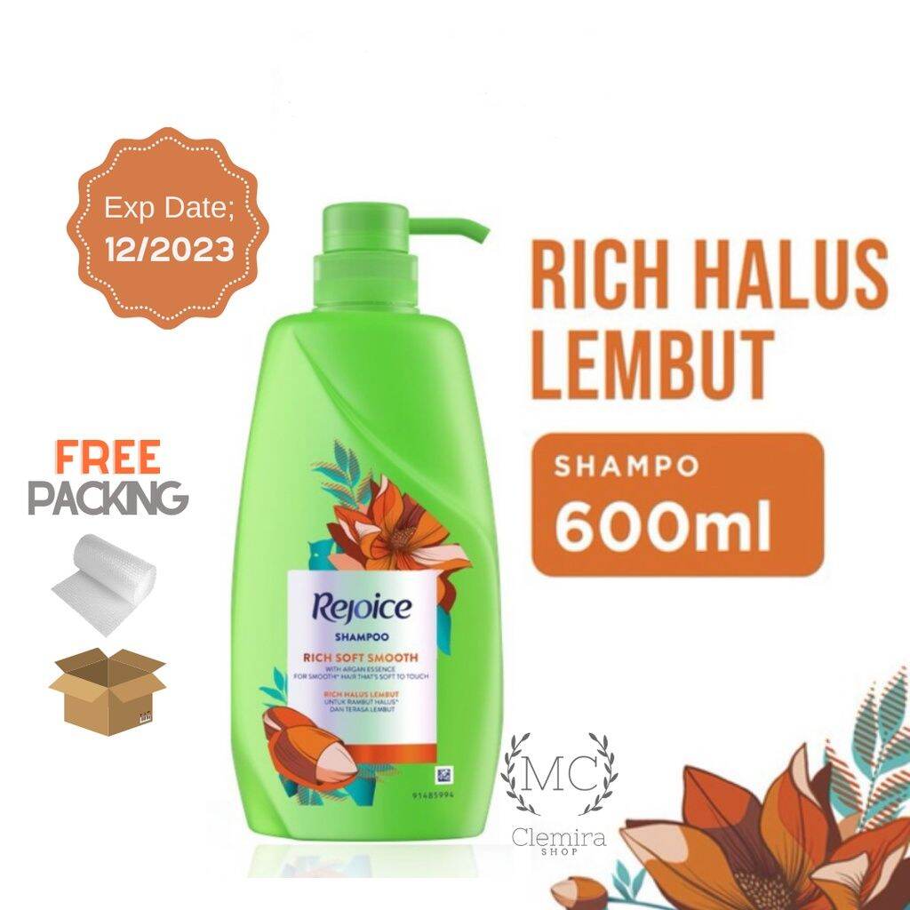Rejoice Shampoo Sampo Rich Halus Lembut 600ml | Lazada Indonesia
