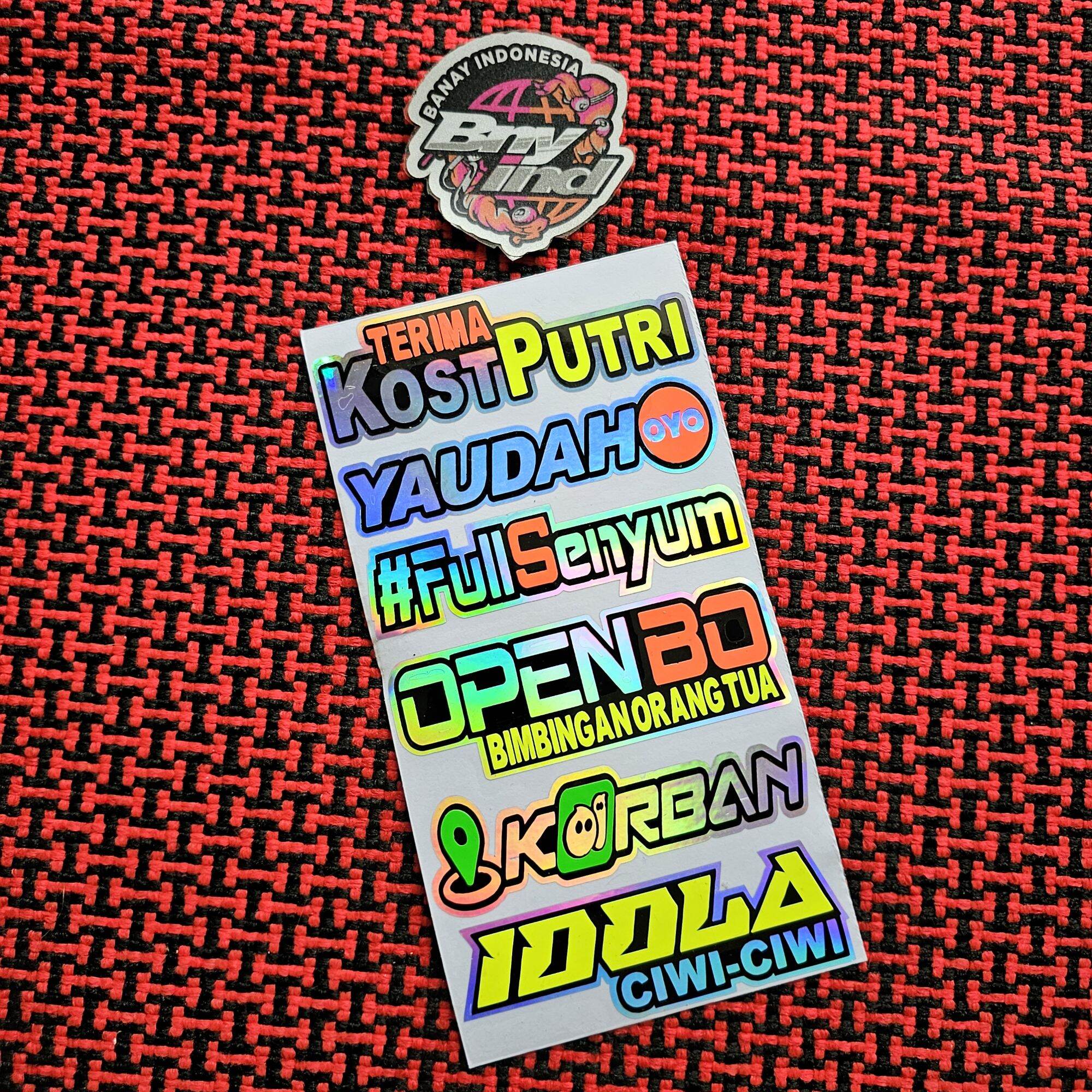 Stiker Papan Campuran Sticker Mini Set Cutting | Lazada Indonesia