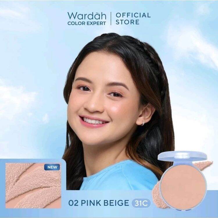 Wardah Refil Lightening Light Feel Powder Foundation Bedak Padat Wardah ...