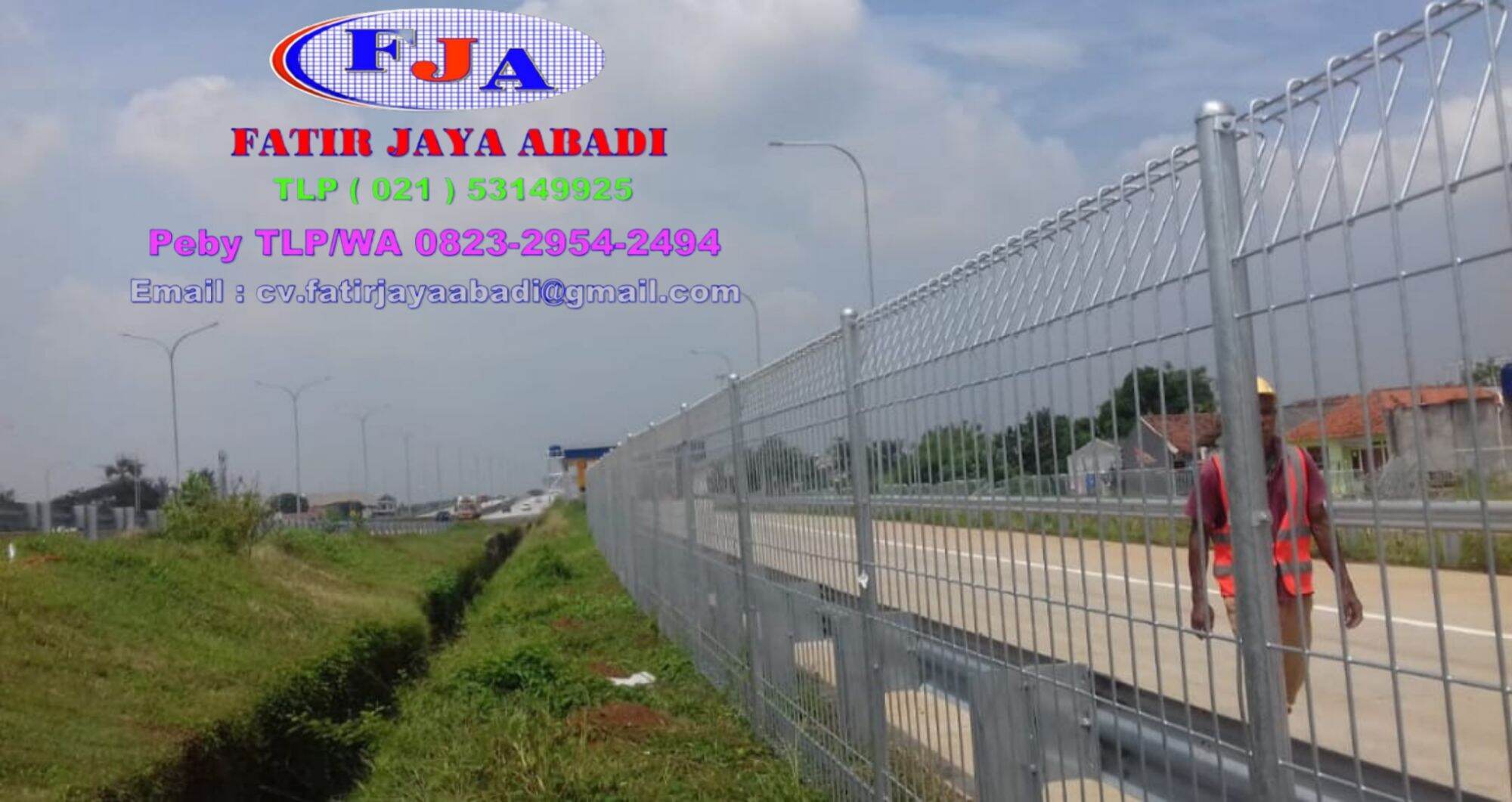 Pagar brc Tinggi 90 cm x Lebar 240 cm, diameter 7mm jenis Electro ...