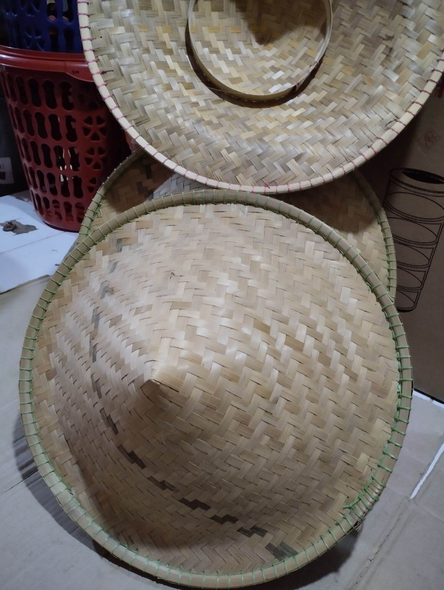 cetok/tudung pelindung kepala anyaman bambu kerajinan tangan | Lazada ...