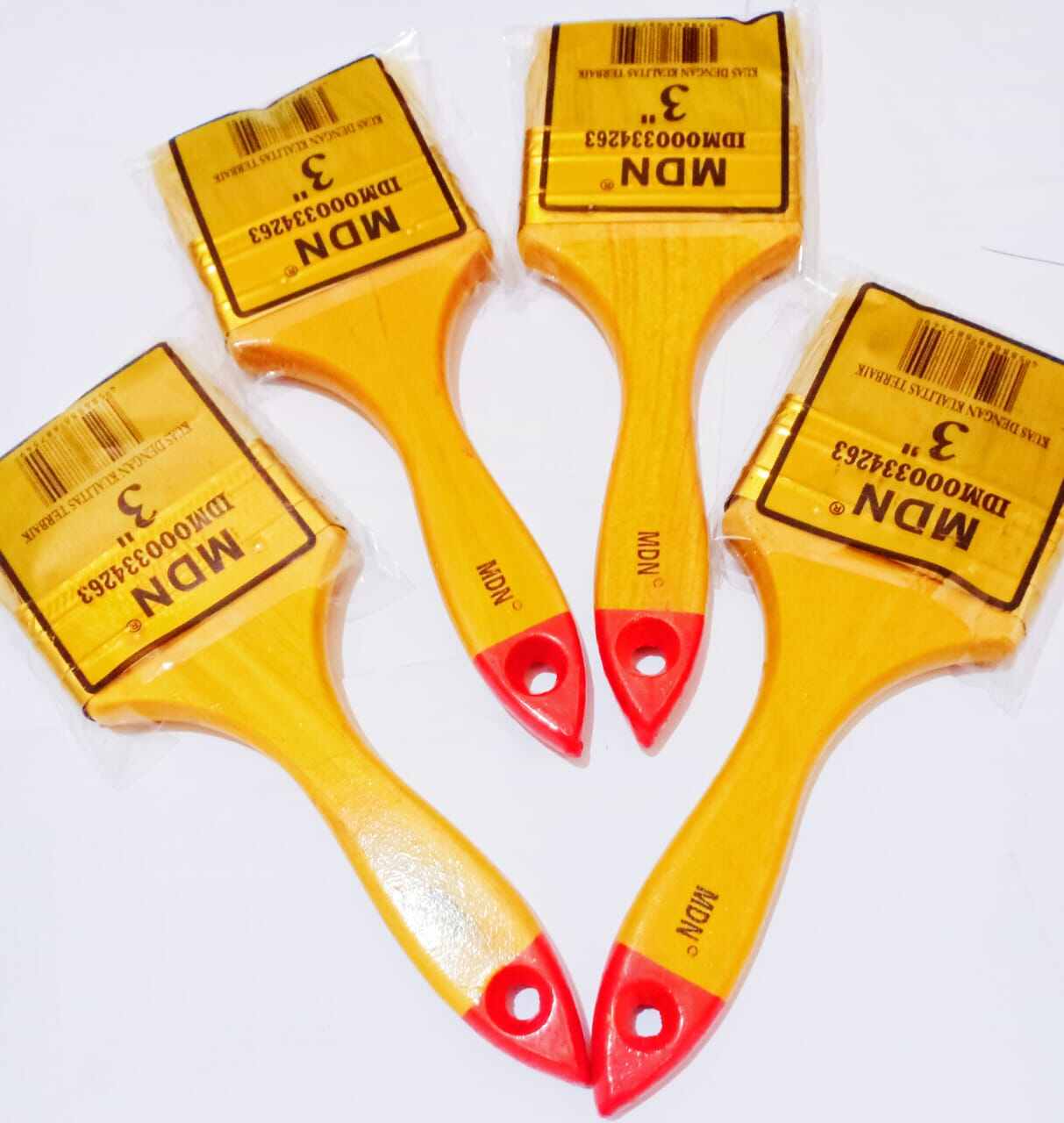 kuas cat 3"inch , paint brush, kuas cat tembok ,besi,kayu | Lazada ...