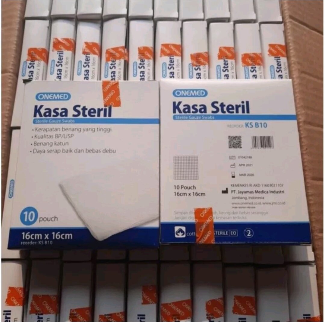 kasa steril ONEMED 16x16 kassa hidrofil one med 16 x 16cm | Lazada ...