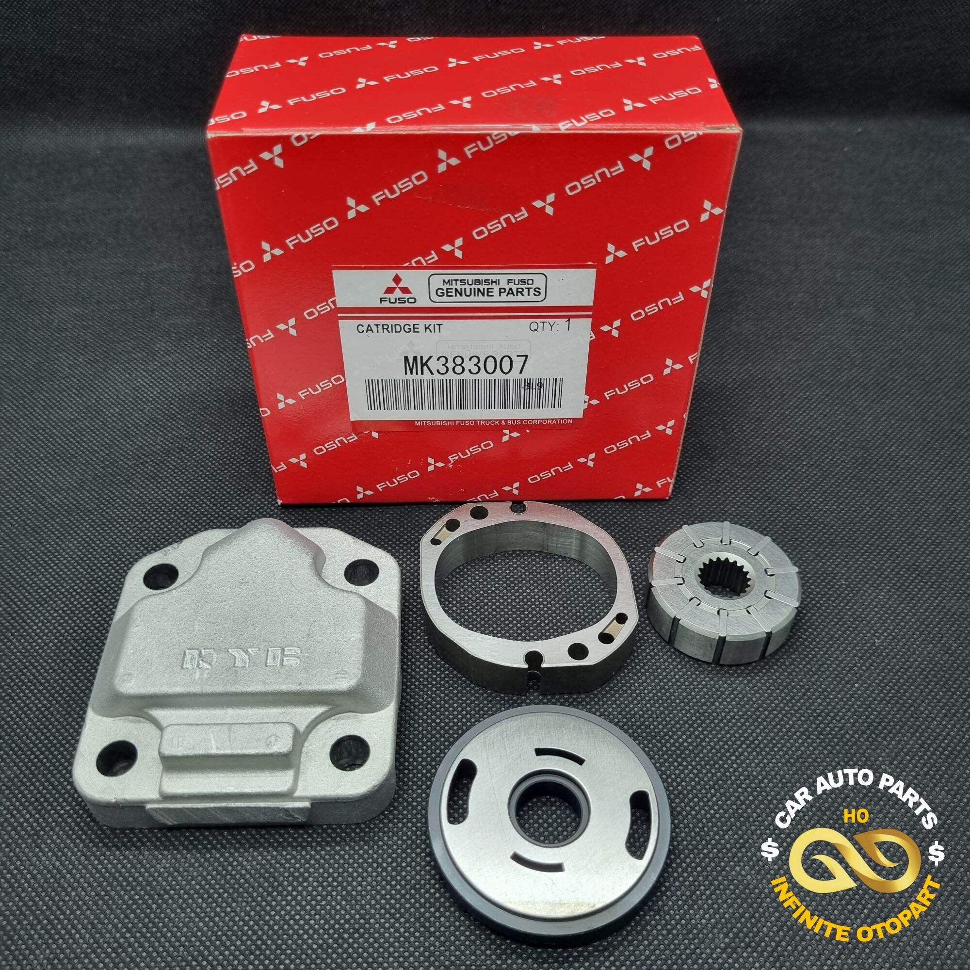 CATRIDGE POMPA POWER STEERING CANTER PS125 TURBO PS136 QUALITY | Lazada ...