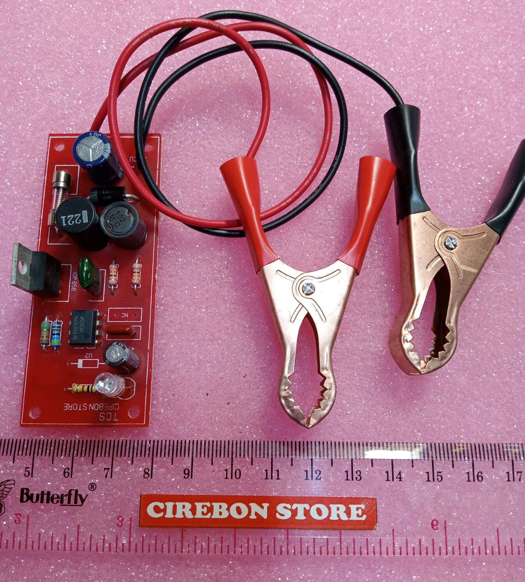 Kit Desulfator aki 12v plus capit besar | Lazada Indonesia