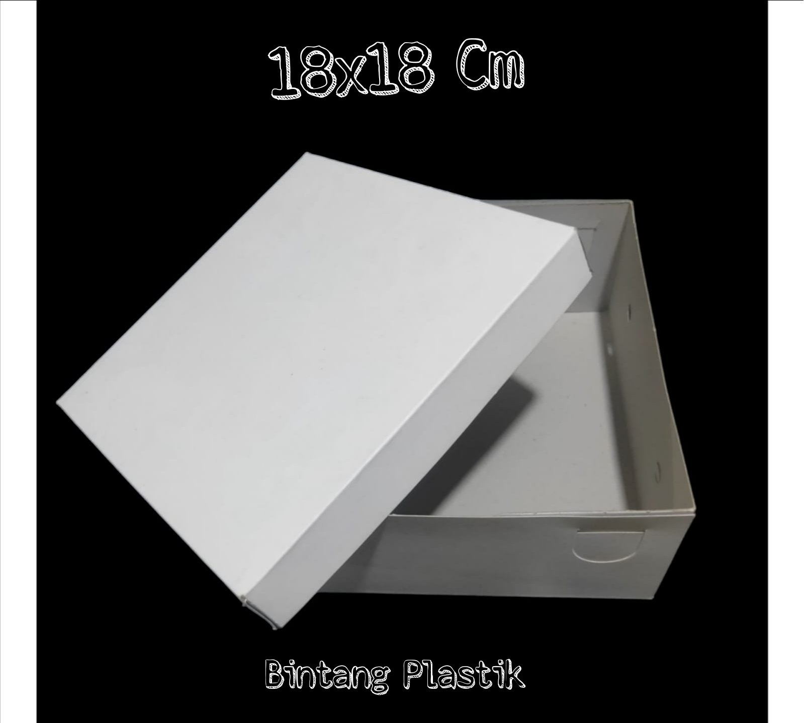 25pcs Kardus Nasi Tebal 18x18 Cm/Box Nasi Kotak Sedang/Dus Nasi ...