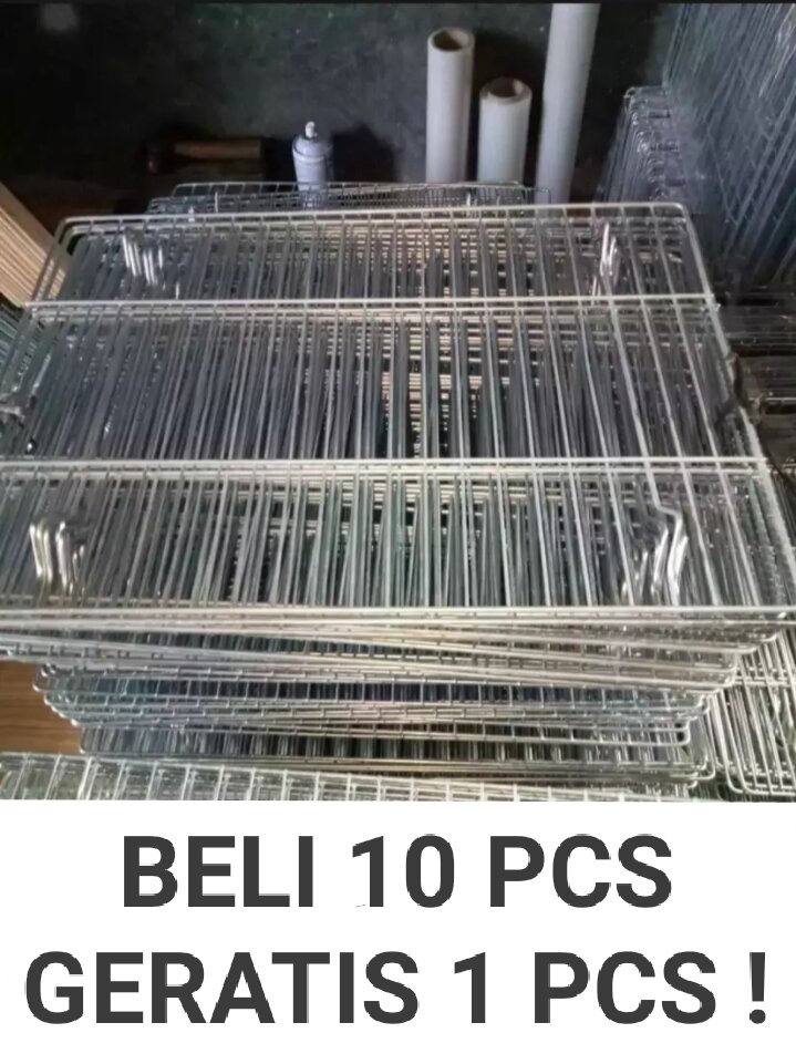 Cooling rack ukuran 60 x 40 cm/Rak peniris minyak/Rak Pendingin makanan ...