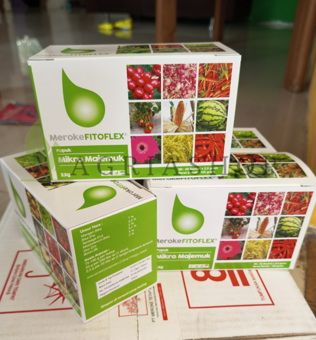 Pupuk Meroke Fitoflex 1 box 2,5 Gr x 50 pcs | Lazada Indonesia