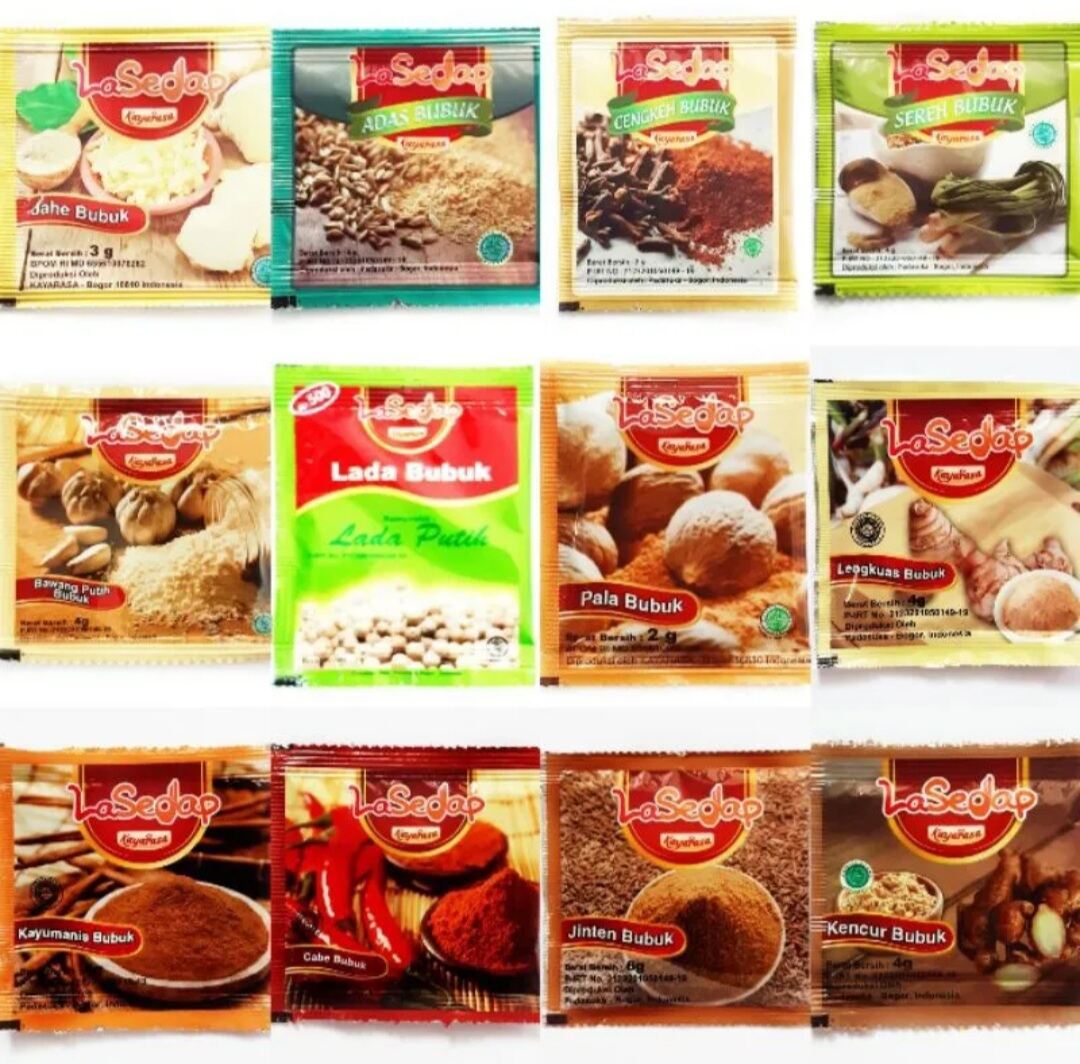 1 Renceng Isi 12 Sachet Aneka Bumbu Rempah Bubuk Instan Khas Nusantara ...