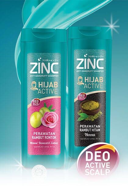 Zinc Anti Dandruff Shampoo Hijab Active | Lazada Indonesia