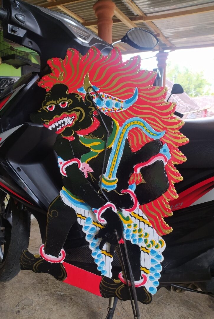 wayang kertas Amral hitam 75 cm braholo | Lazada Indonesia