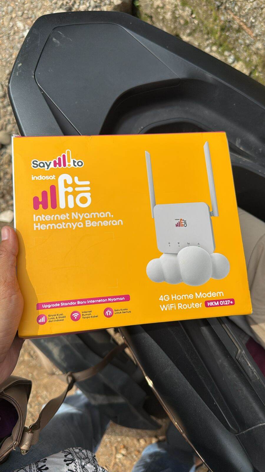 Indosat Hifi Air HKM0127 + SIM CARD Indosat Free Kuota 50GB High-Speed ...