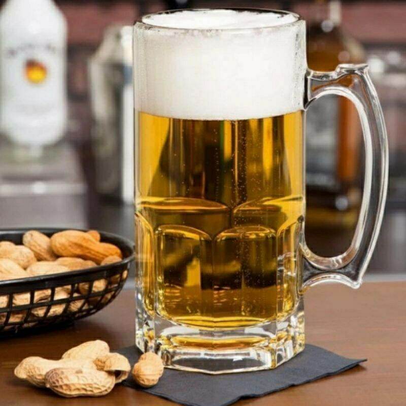 Gelas Gagang besar Gelas Bir Jumbo 800 , 1000ml & 1750ml | Lazada Indonesia