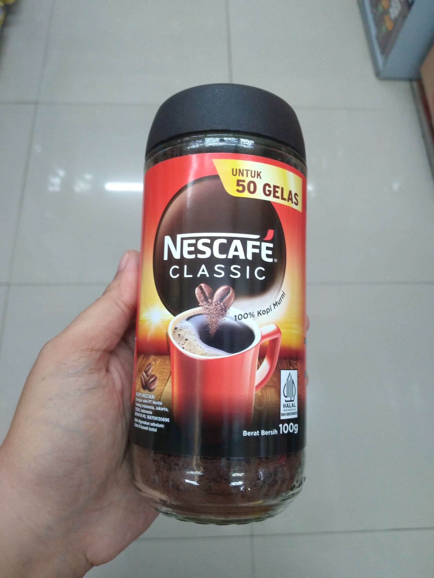 Nescafe Classic Lampung Robusta Blend Jar-200gr-100gr-Kopi Murni ...
